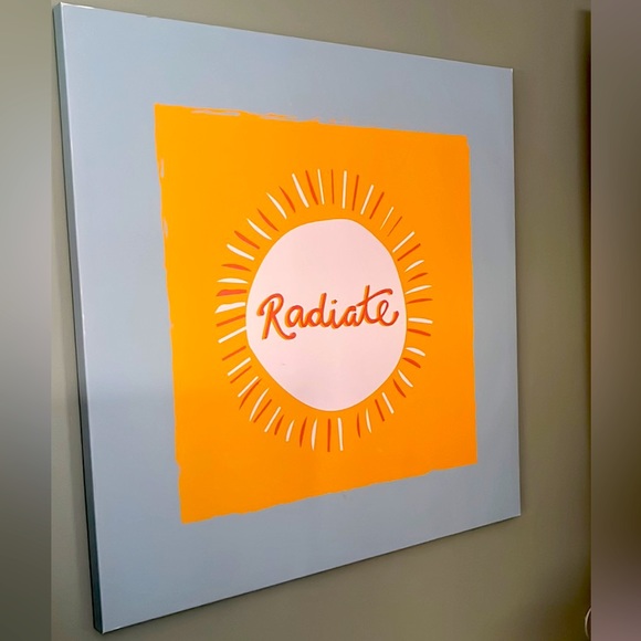 Wall Decor | Radiate Wall Decor Canvas | Poshmark